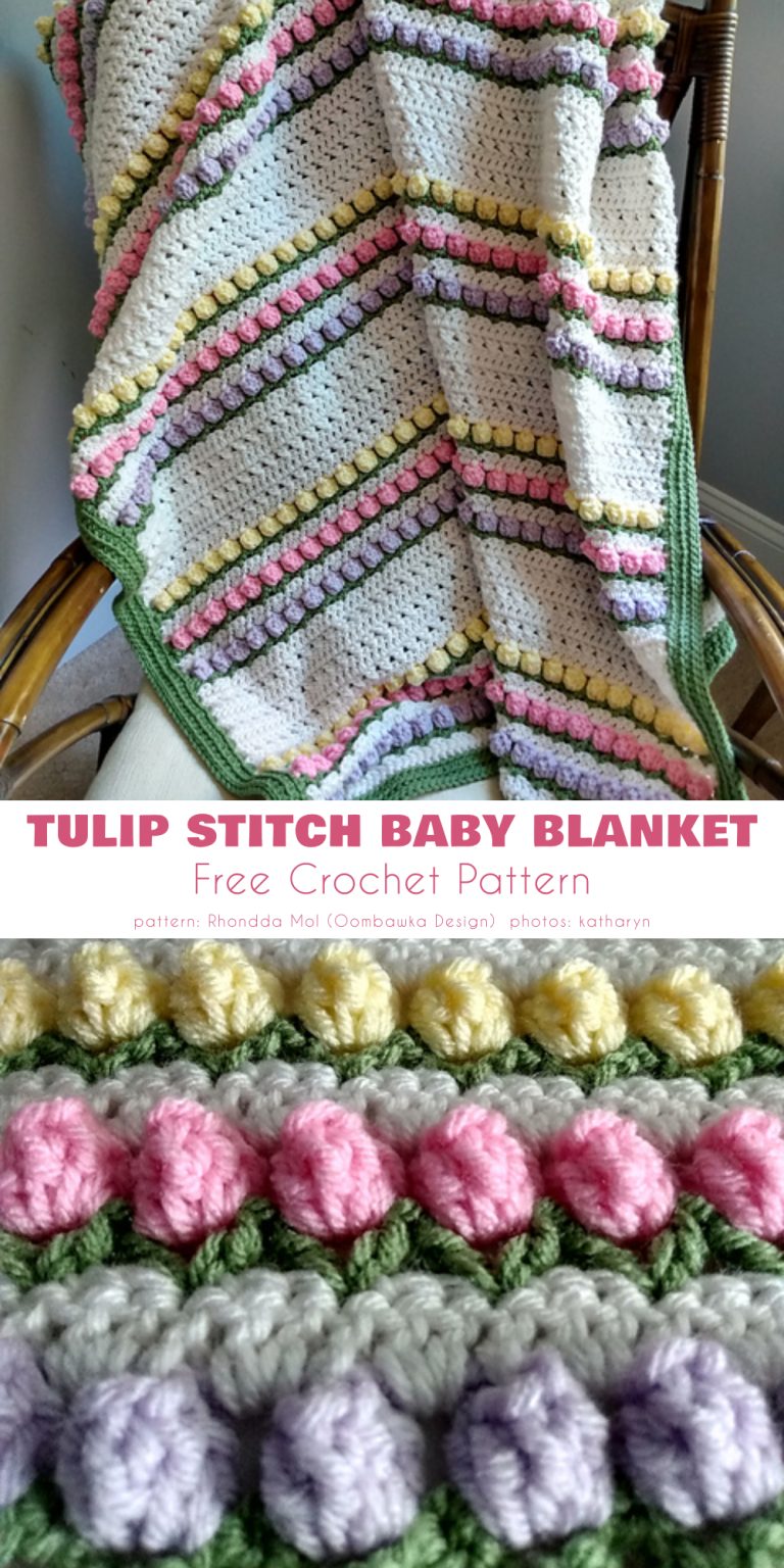 5+ Tulip Stitch Ideas and Free Crochet Patterns - Your Crochet