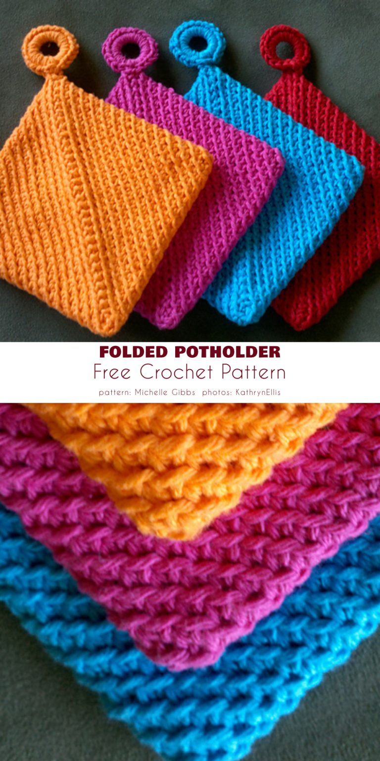 Double Thick Potholder Free Crochet Patterns - Your Crochet