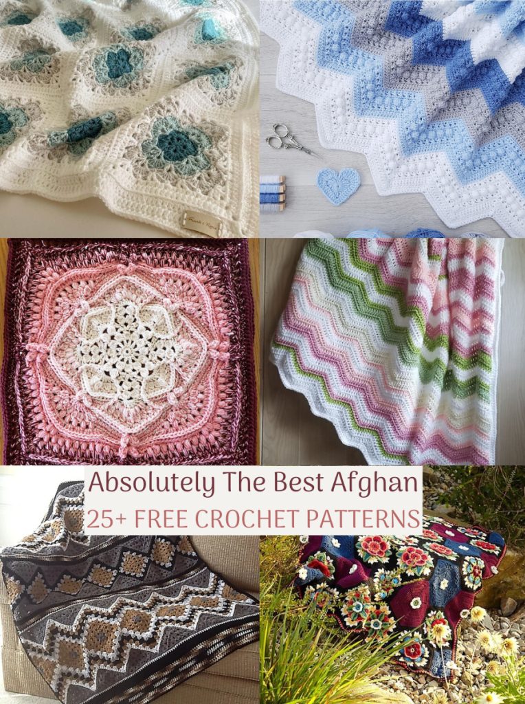 25+ of the Absolutely Best Afghans Free Crochet Patterns - Your Crochet