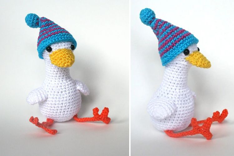 Goose with Hat - Free Crochet Pattern