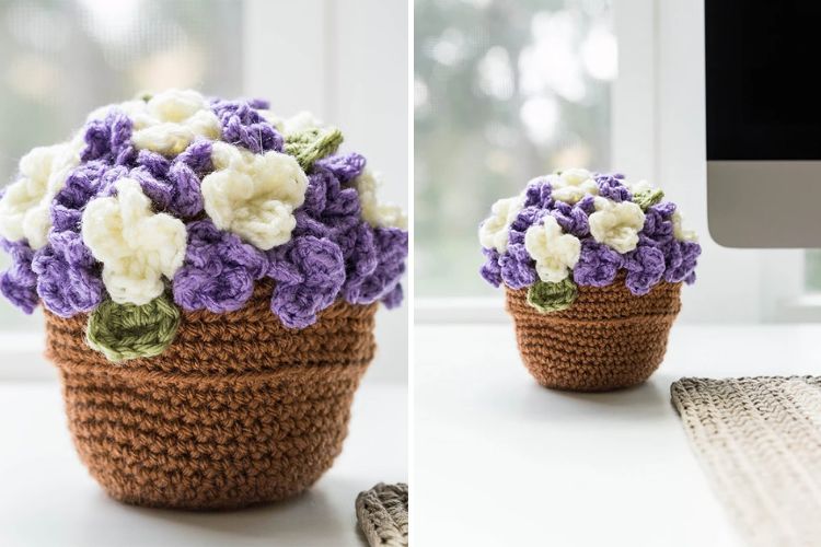 Amigurumi Flower Pot - Free Crochet Pattern