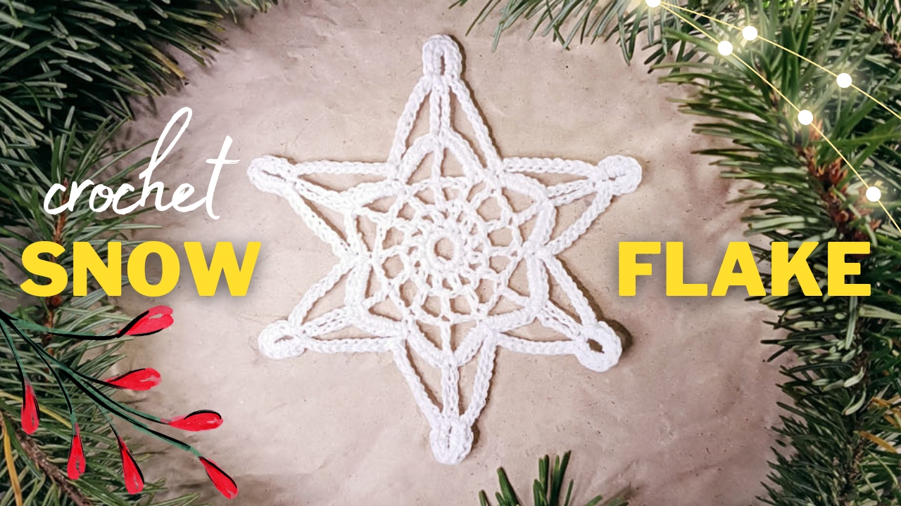 Ember Crochet Snowflake | The Best Crochet Video Tutorials