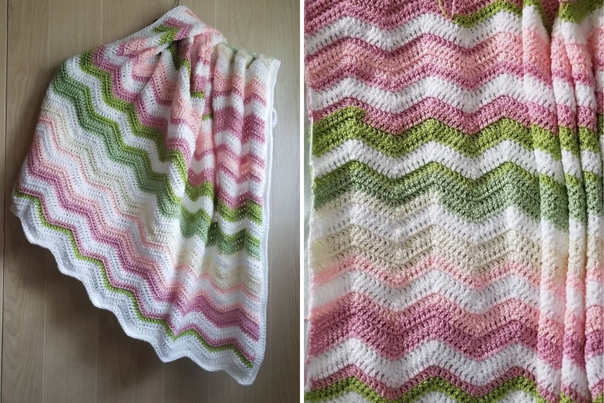 Easy Ripple Afghan - Free Crochet Pattern